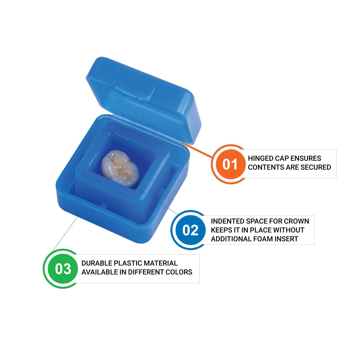 1" E-Flex Crown Boxes